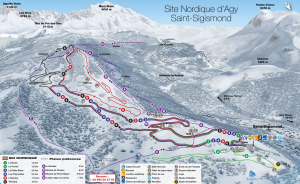 Pistes de ski de fond, biathlon et raquettes - Découvrez les plans